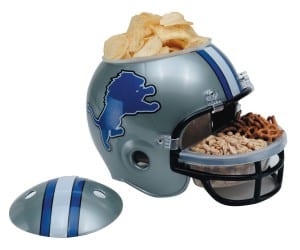 Detroit Lions Snack Helmet | Football Snack Helmets