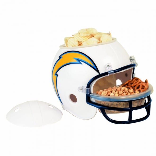 San Diego Chargers Snack Helmet | Football Snack Helmets